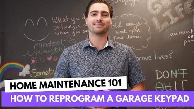 How To Reprogram Your Garage Keypad